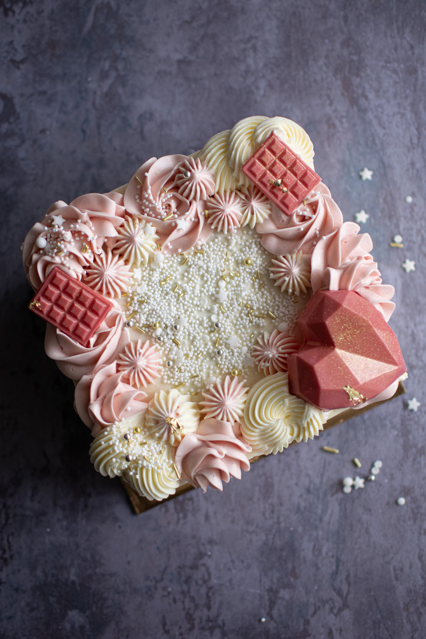 Square cake - Trois Coeurs Gourmands